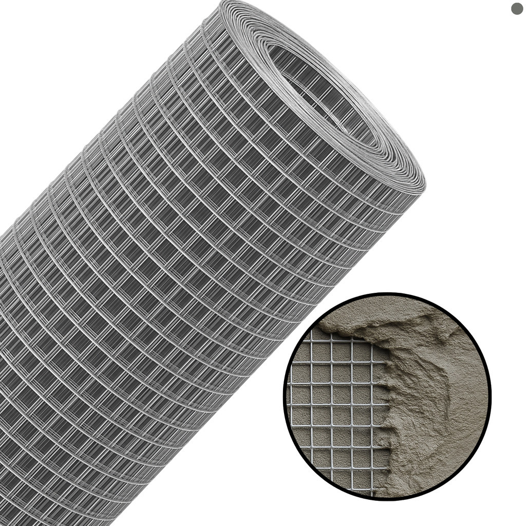 Tela Soldada 25mm Multiuso Alvenaria Proteção Portões Pets Jardim 12m X ...