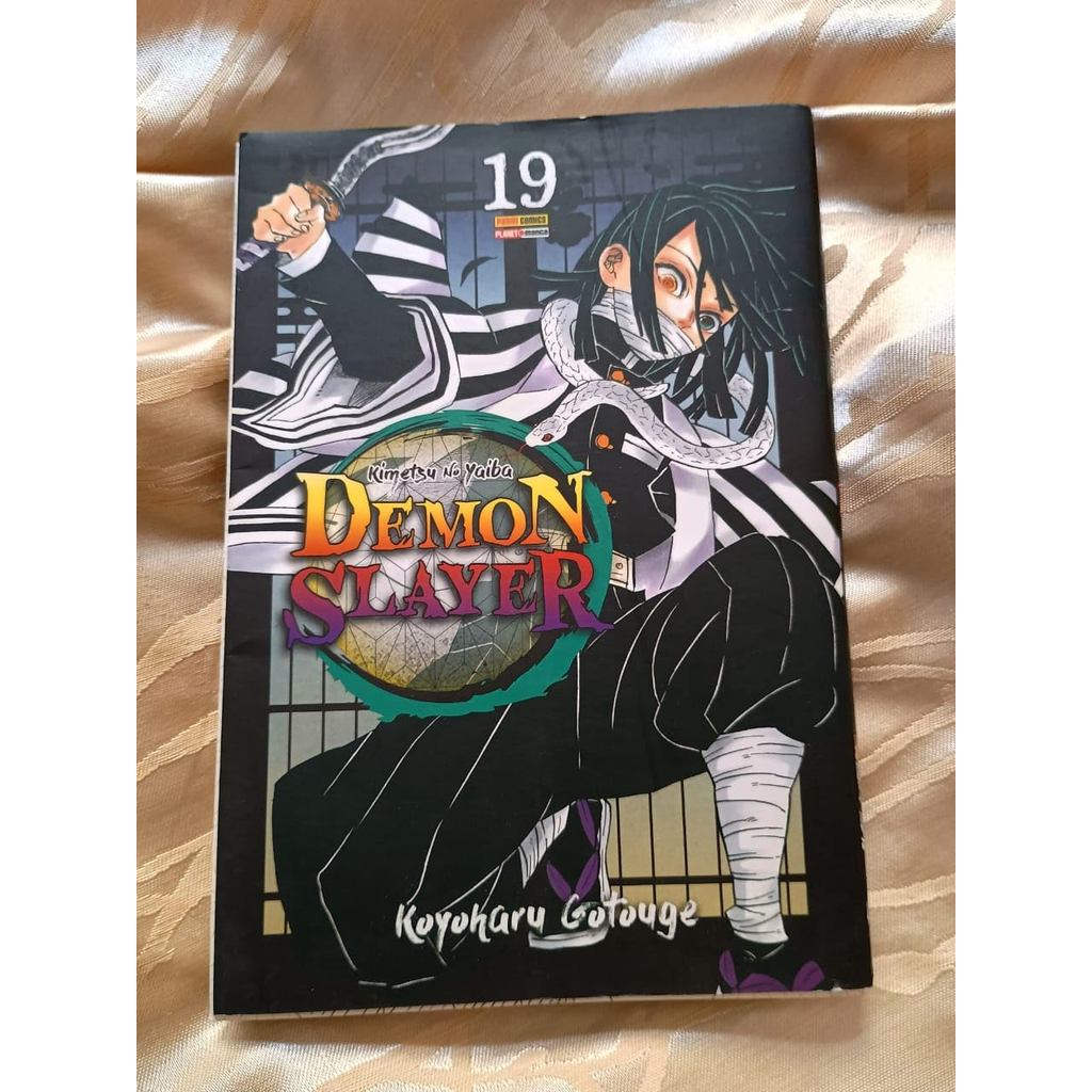 Mangá Demon Slayer Kimetsu no Yaiba Vol. 19 Português | Shopee Brasil