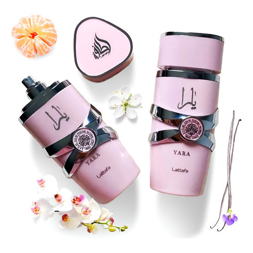 Perfume Lattafa Yara Rosa 100ml Eau De Parfum Original Edp Com Nota ...