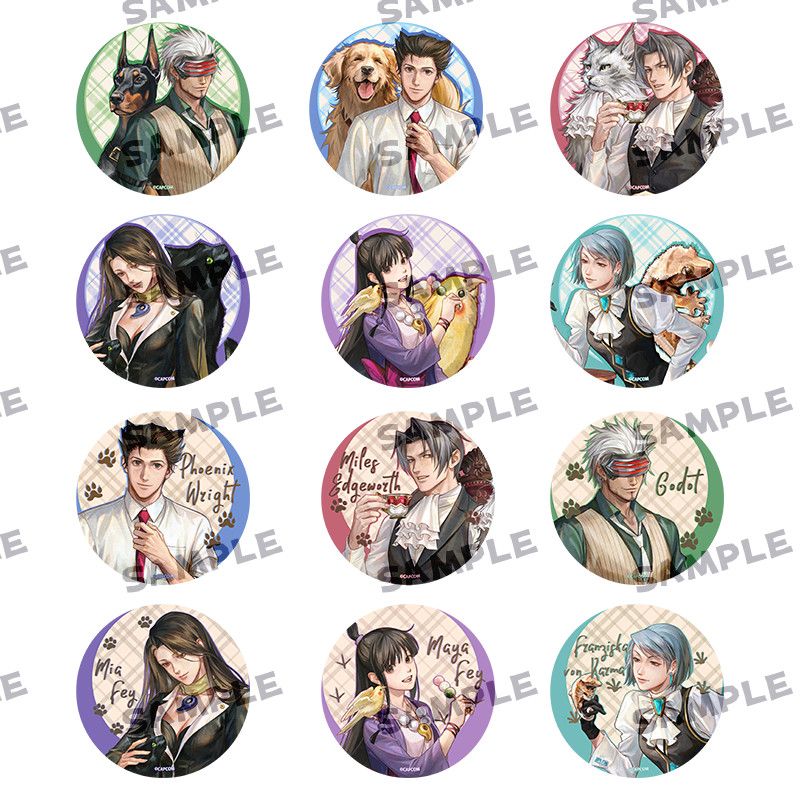 【CACG】Ace Attorney Animal Series Badge | Shopee Brasil