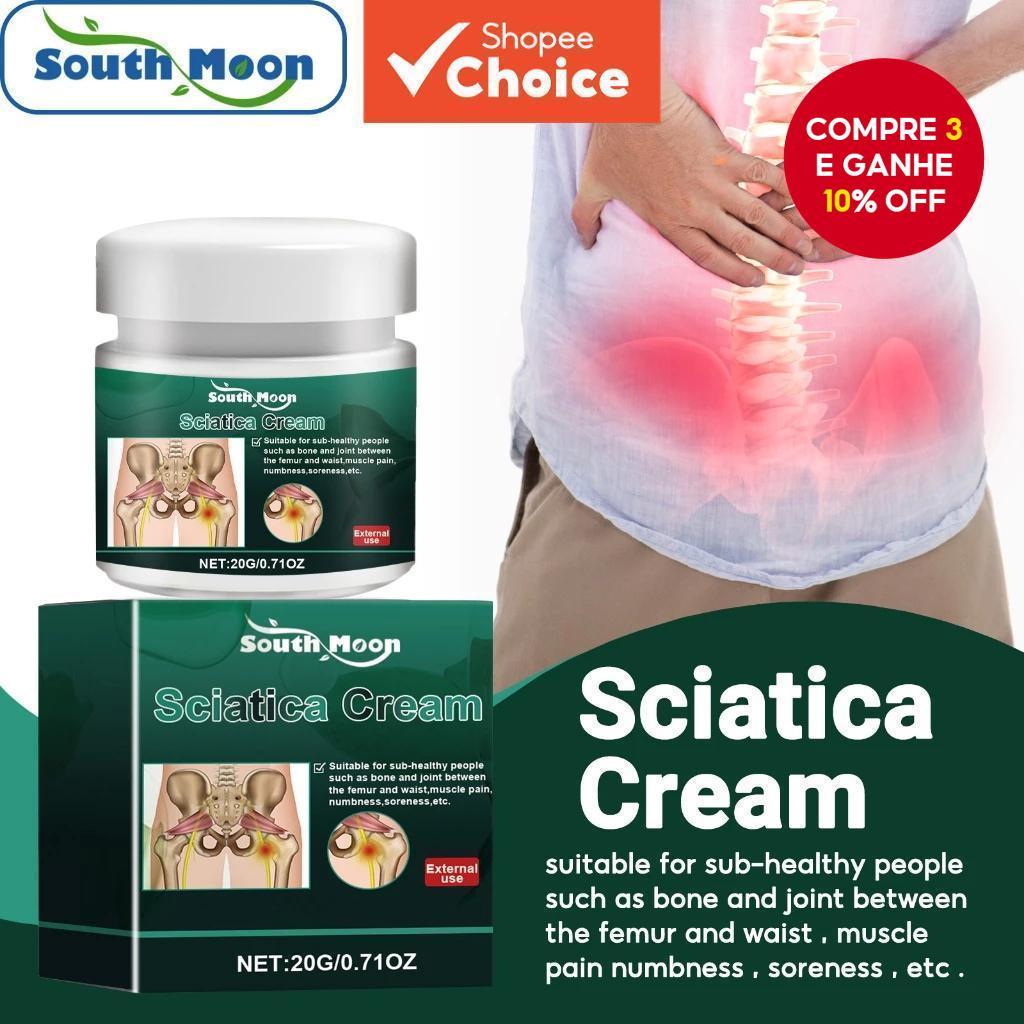 Creme para Ciática da South Moon - Nervo Ciático, Hérnia de Disco & Dor ...