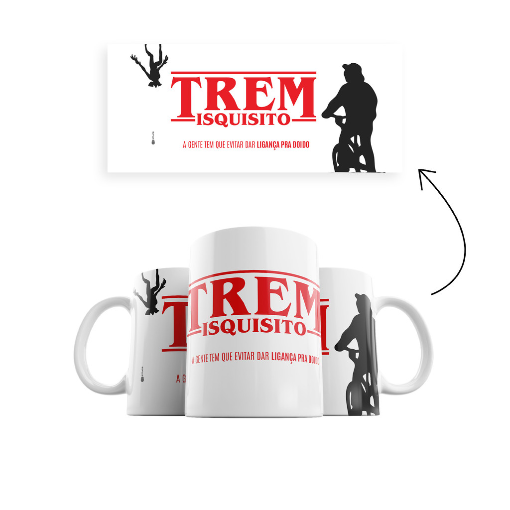 Caneca Trem Isquisito - Stranger Things Meme | Shopee Brasil
