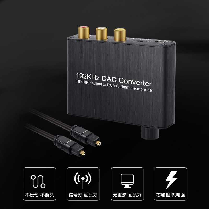 Conversor Digital para Analógico Digital Analógico 192 khz DAC Suporta ...