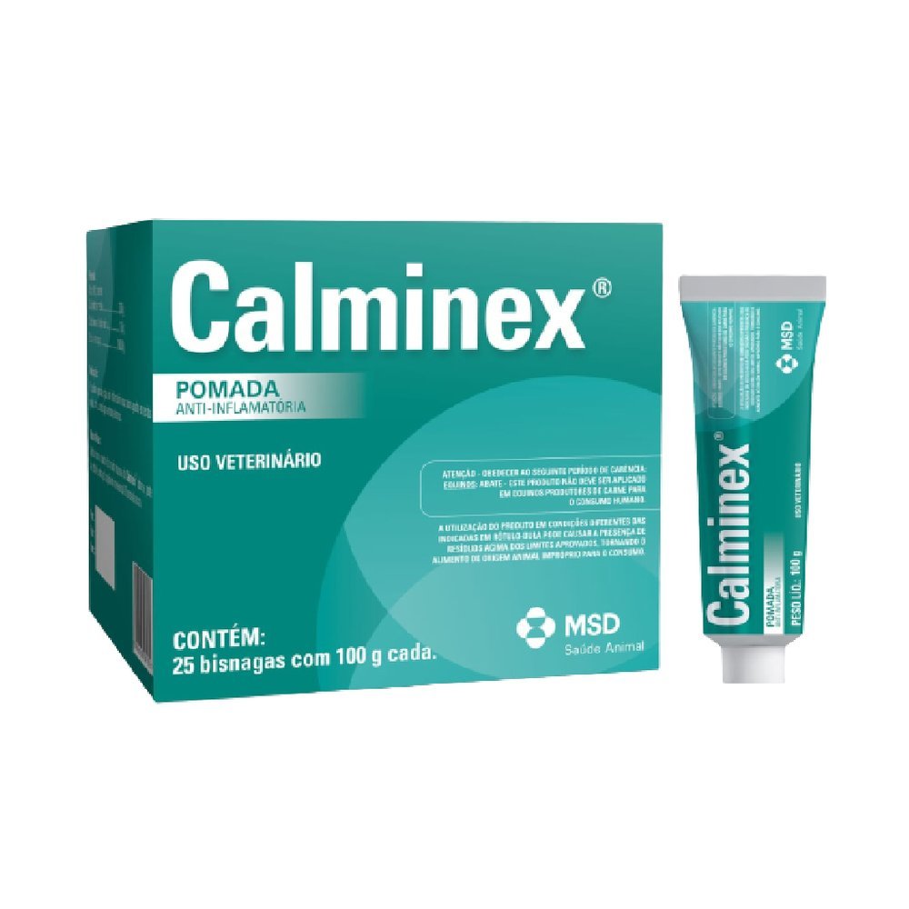 CALMINEX POMADA ANTI-INFLAMATORIA MSD 100G | Shopee Brasil