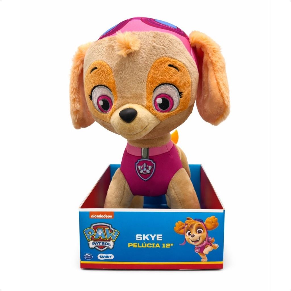 Patrulha Canina Skye Pel cia 30cm Cole o Infantil Shopee Brasil