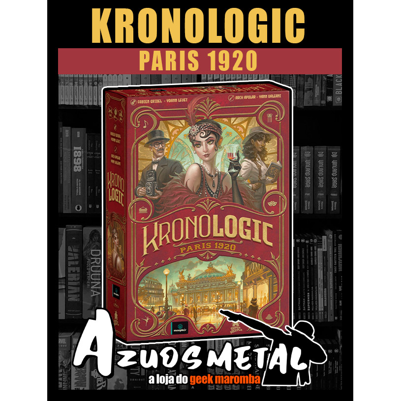 Jogo Kronologic: Paris 1920 - Jogo de Tabuleiro [Board Game: MeepleBr ...