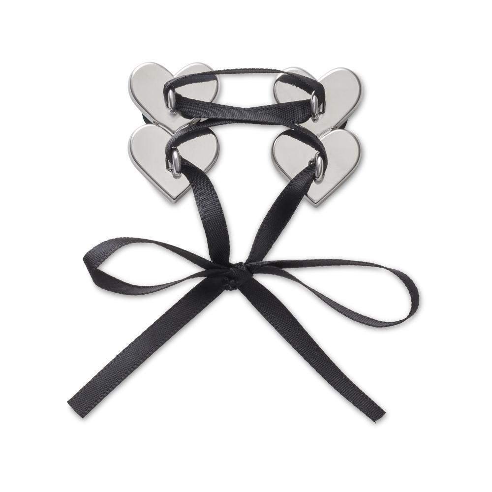 Jibbitz™ Coração Prata com Laço Único | Shopee Brasil