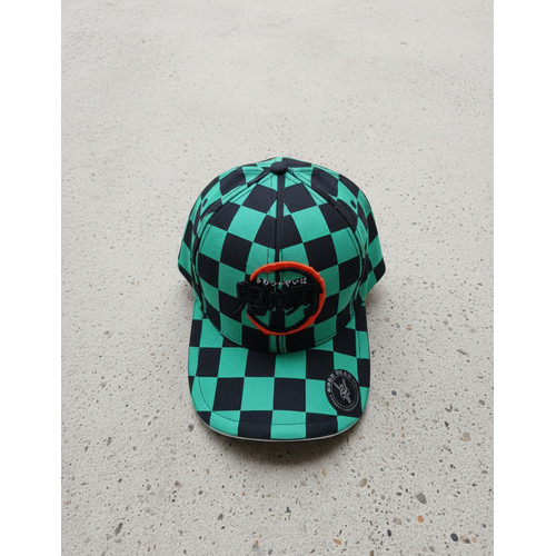 Boné Demon Slayer Logo Haori Tanjiro Kamado Anime Geek | Shopee Brasil