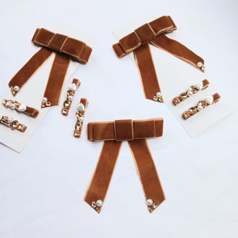 Kit Clip de Cabelo Infantil com Pedraria Laço e Tiara Infantil Escolar ...