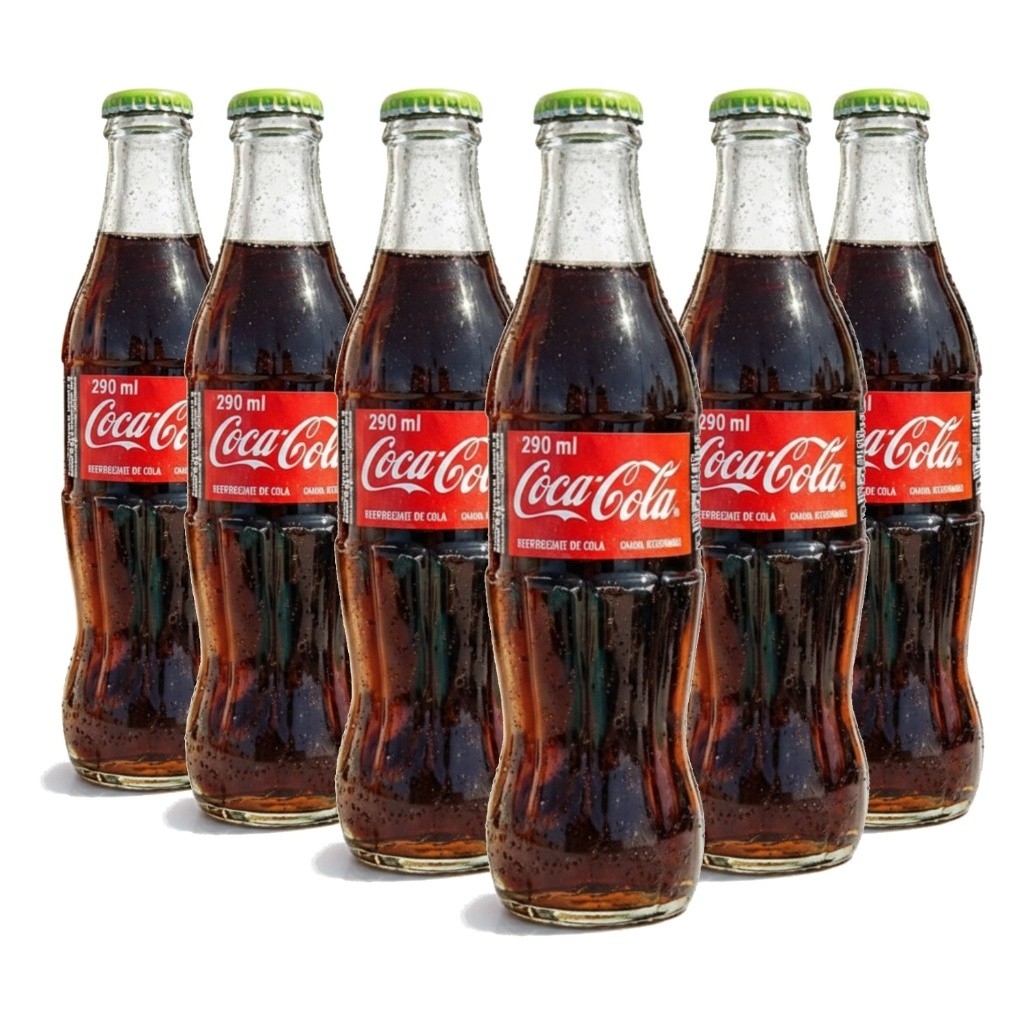 Kit c/ 6und Coca Cola Vidro 290ml c/ Vasilhame | Shopee Brasil