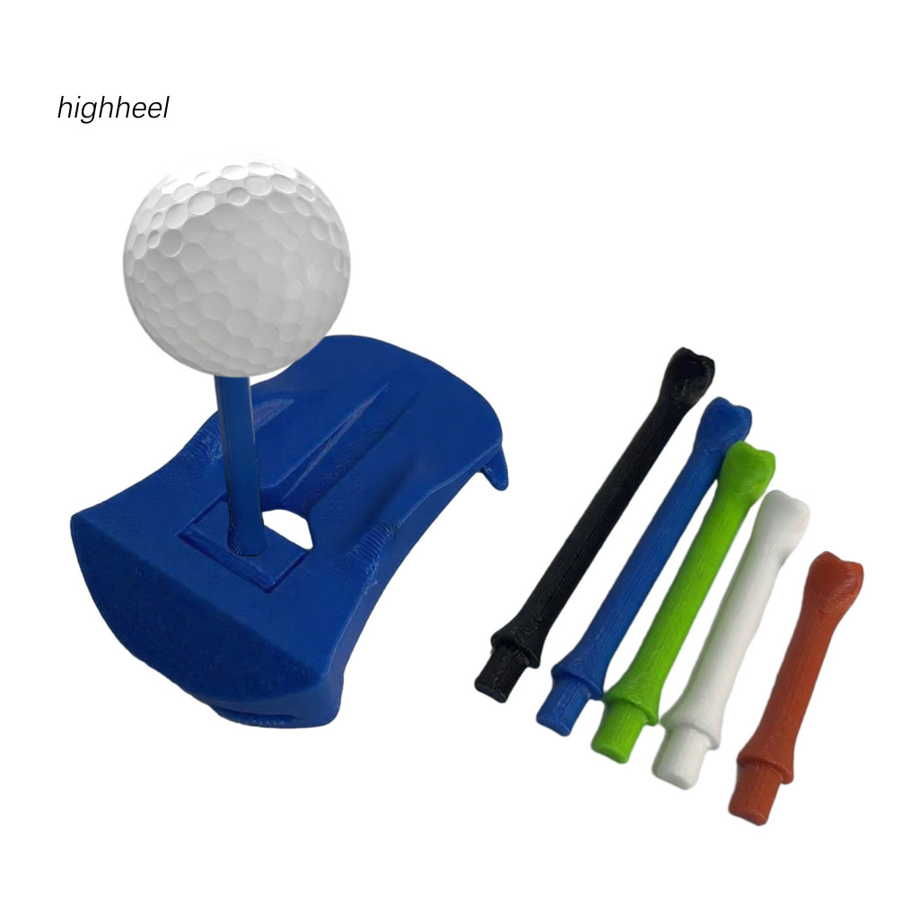 Artificial Turf Tee Base Stand 3d Printed Golf Holder with 5 Tees for ...