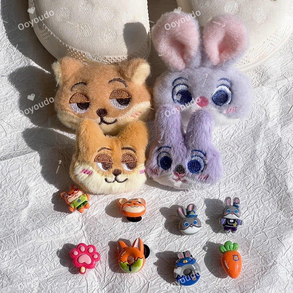 Shopee Quente ! Pelúcia Zootopia Fox Nick Judy Rabbit-DIY INS ...