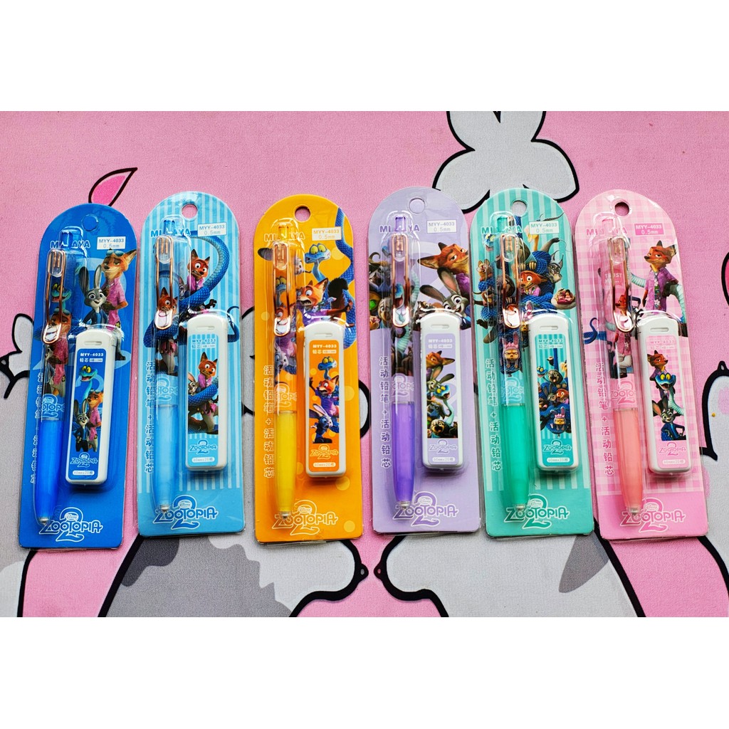 Lapiseira + Grafite 0.5mm Zootopia | Shopee Brasil