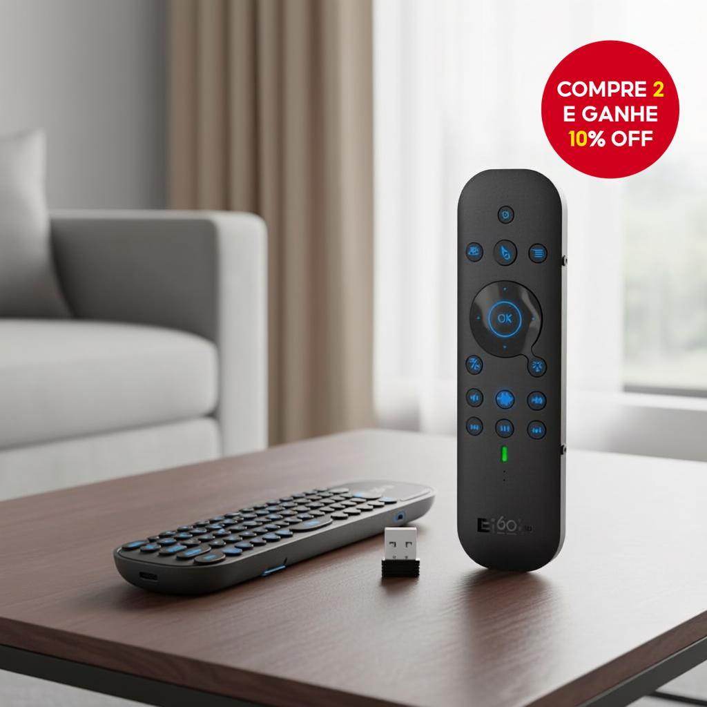 Voz Controlado G60S Pro 2.4G Bluetooth 5.0 Dual Mode IR Learning ...