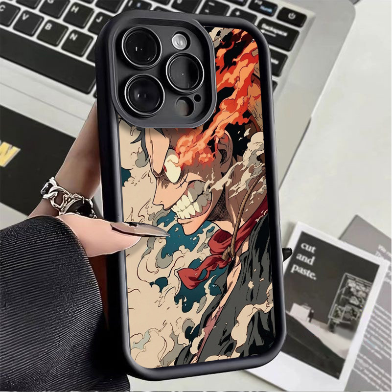 Capinha capa Silicone Luffy para Redmi Poco X 5 6 7 M4 Pro Note 10 11 12 13 14 15 C S Pro 11A A5 ...