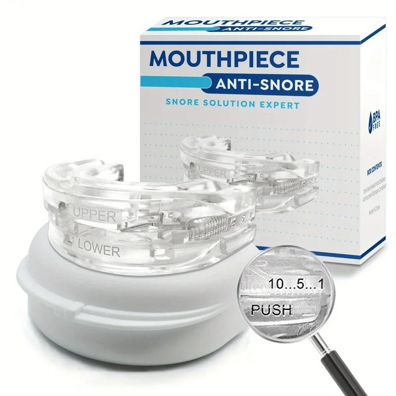 Protetor Bucal Anti-Ronco , Noturno Ajustável Para Dentes E Contra ...