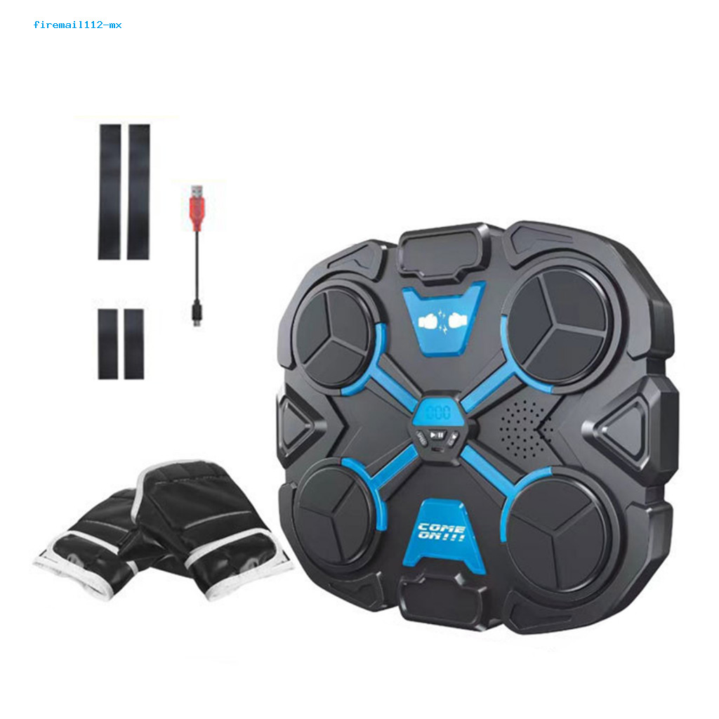 Wall-mounted Boxing Trainer Musical Machine Bluetooth Target with Led ...