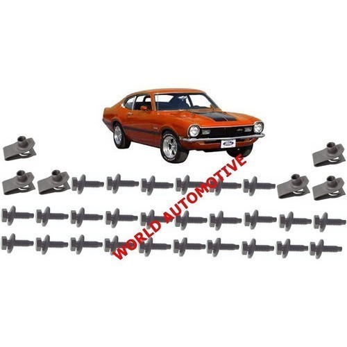 KIT 30 PARAFUSOS E 30 PORCAS RAPIDAS DOS PARALAMAS FORD MAVERICK ...