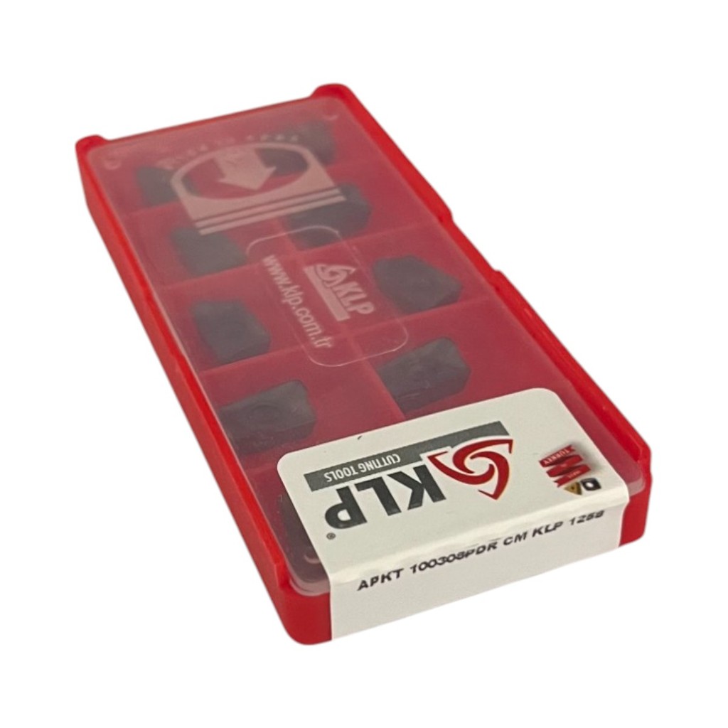 10 Unid - Inserto Pastilha Apkt 100308 Pdr Cm Klp 1255 | Shopee Brasil