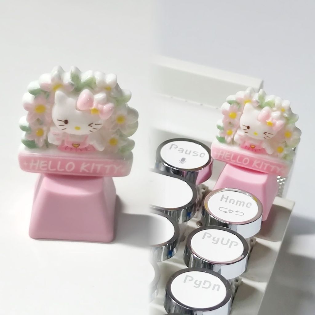 Novo produto pronto estoque artesanal HelloKitty tridimensional rosa ...