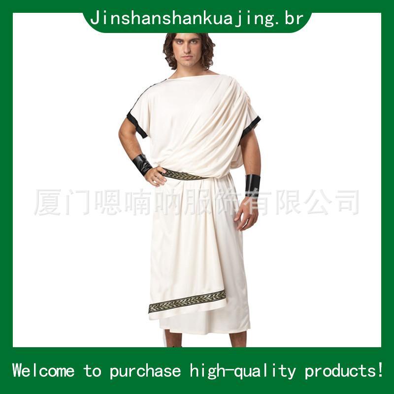 Halloween Guerreiro Romano Feminino Traje Medieval Mitologia Grega ...