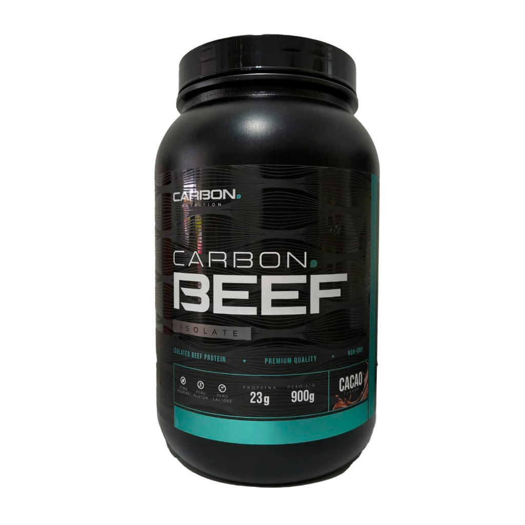Beef Protein Isolada e Hidrolisada Beef Protein 900g Cacau Carbon ...
