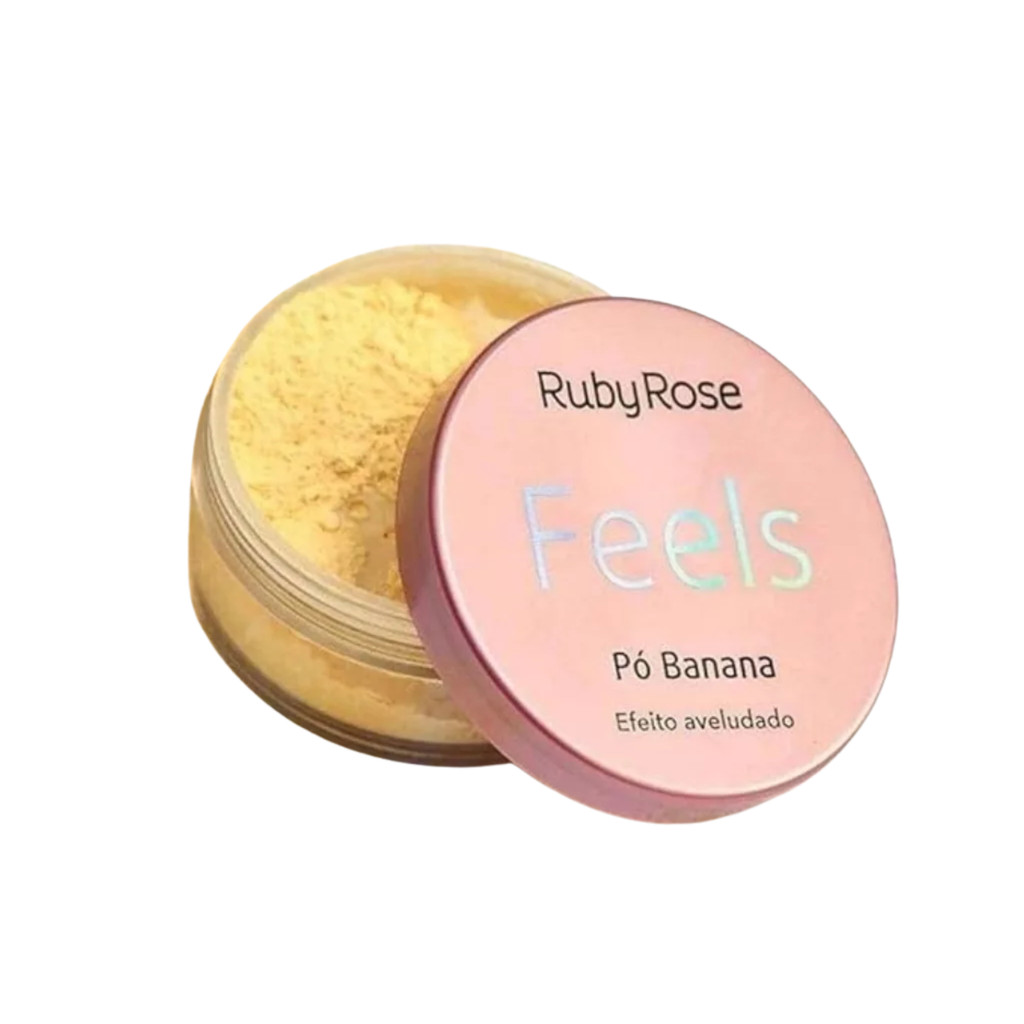 Pó Banana Ruby Rose Feels Efeito Aveludado 14g | Shopee Brasil