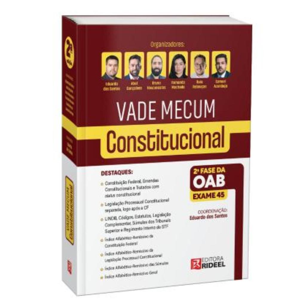 Vade Mecum Constitucional - 2ª fase da OAB – EXAME 45 | Shopee Brasil