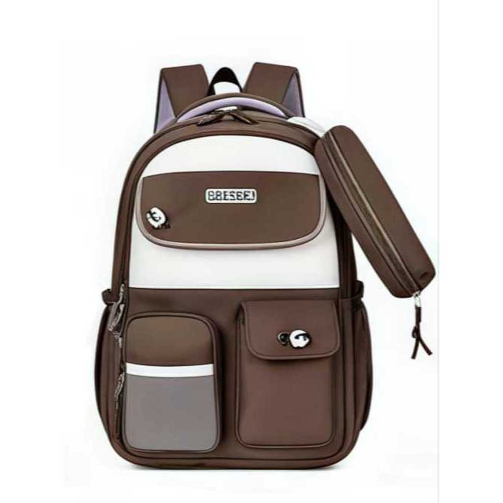Ladies backpack faculdade escola saco impermeável saco reforçado LC8601 ...