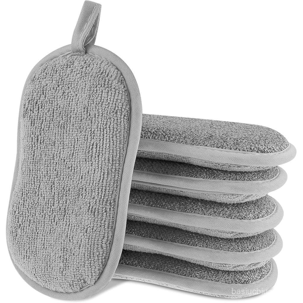 6 Pack Multipurpose Dish Scrubber Sponges, Non Scratch Sponge ...