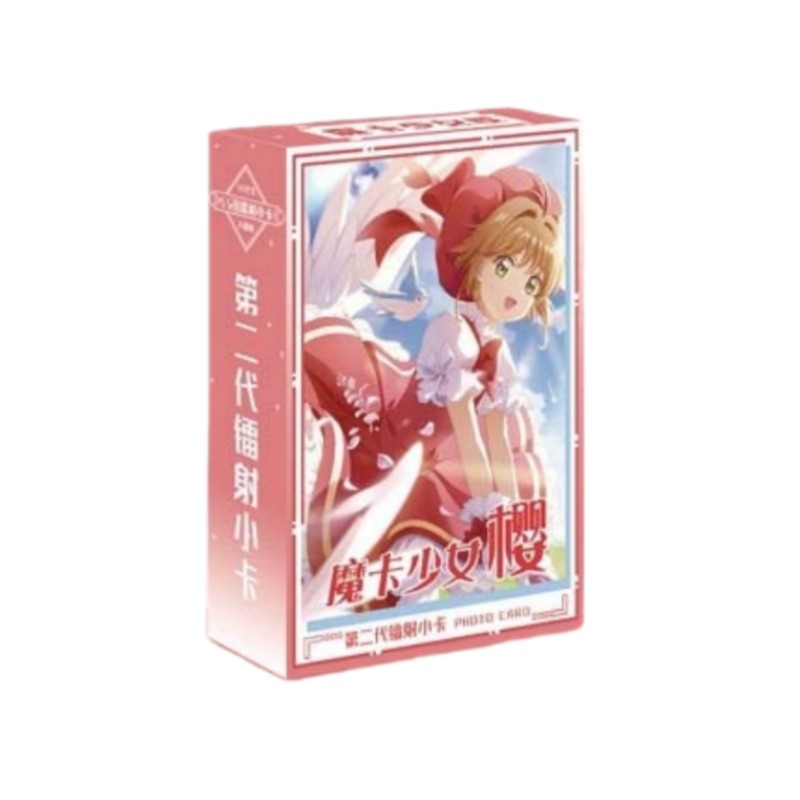 50-55pcs Manga Manhwa Cardcaptor Sakura Laser Holográfico Lomo Cartões ...