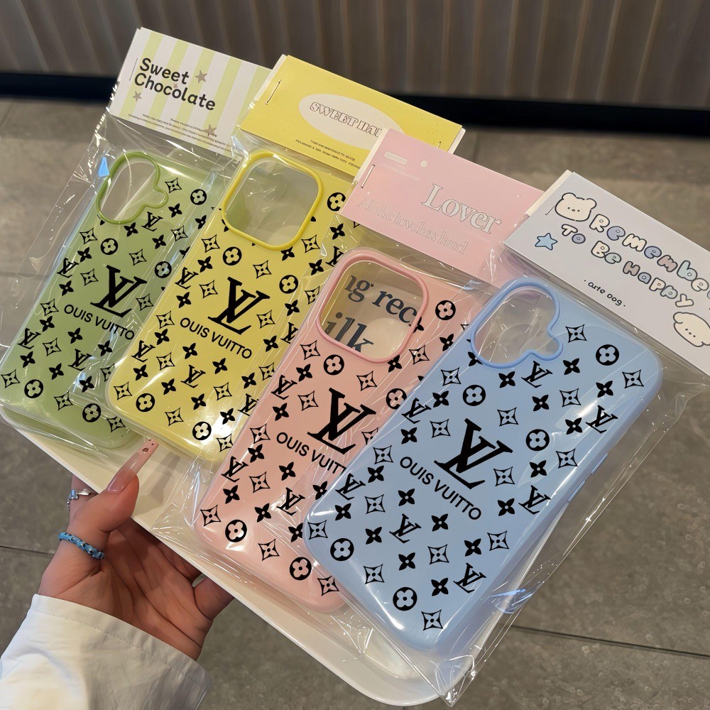 Capa Para iPhone 17 Pro Max 16 15 14 13 11 12 XS XR Plus Air SE 2020 2 Em 1 Moda Logotipo Geléia ...