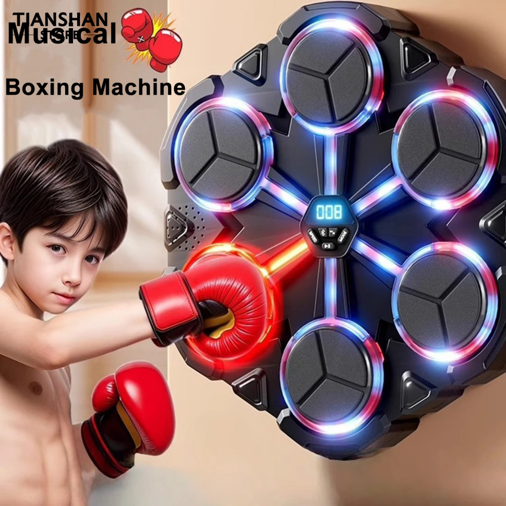 Adjustable Boxing Machine Wall-mounted Bluetooth Target with Led Punch ...