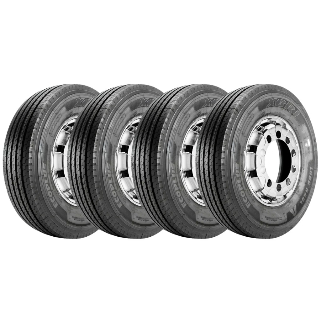 KIT 4 PNEUS 295/80R22,5 18PR 152/149M TL XBRI ECOPLUS B5 Com Garantia ...