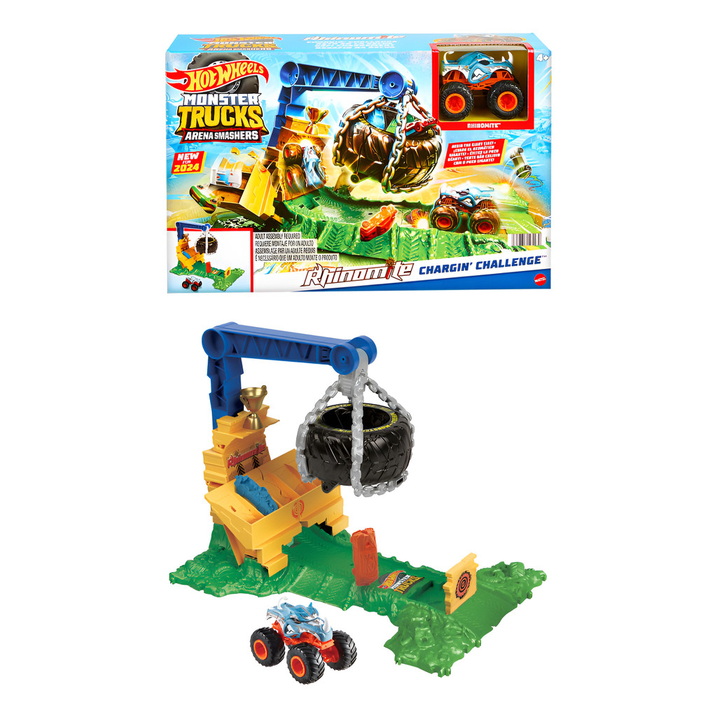 Pista De Brinquedo Hot Wheels Monster Trucks Jungle Challeng | Shopee ...