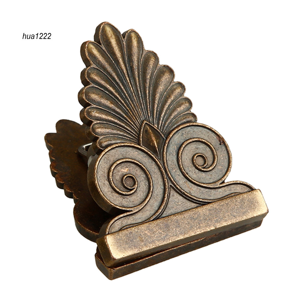 Tree Shaped Invoice Holder Portable Metal Paper Clips Vintage Leaf ...