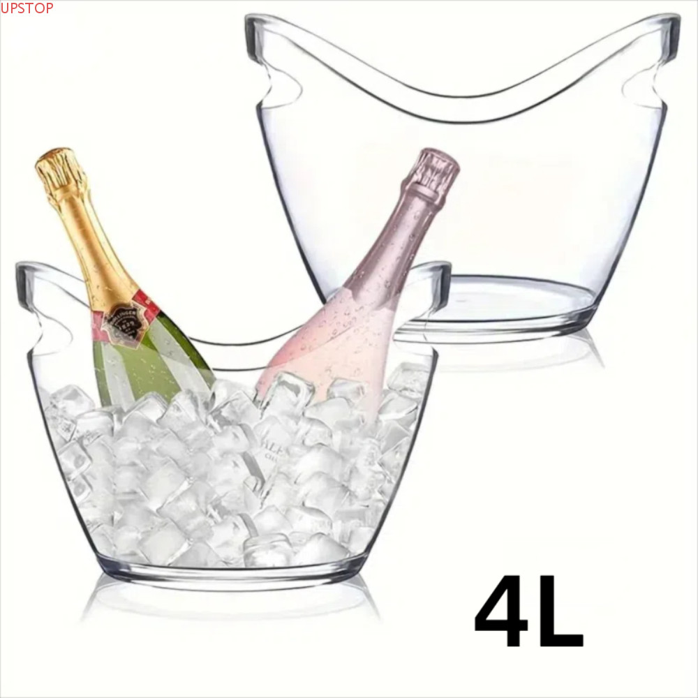 Balde De Cubos De Gelo UPSTOP , Vinho Para Bebidas E Festas De 4L ...