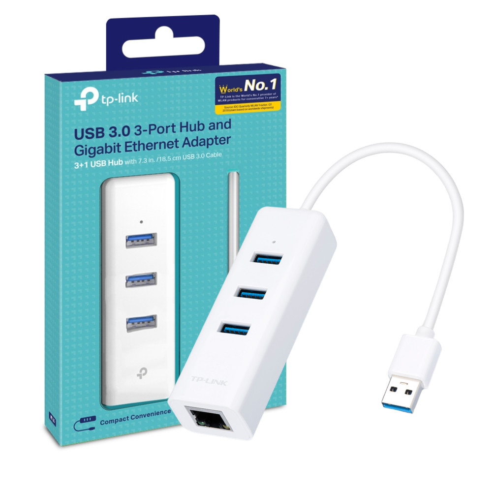 Hub USB 3.0 TP-Link UE330 e Placa de Rede Externa Gigabit RJ45 Windows ...
