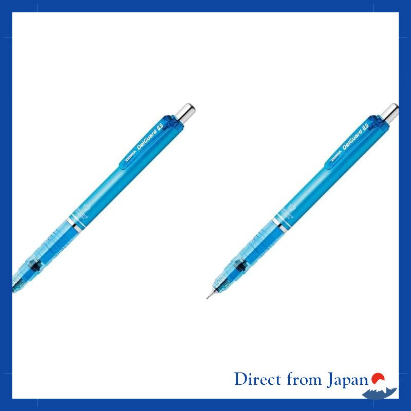 Lápis Mecânico Zebra DelGuard 0.5mm Azul Claro P-MA85-N2-LB | Shopee Brasil