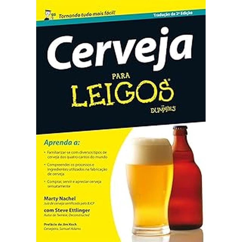 Cerveja Para Leigos autor Marty Nachel / Steve Ettlinger | Shopee Brasil