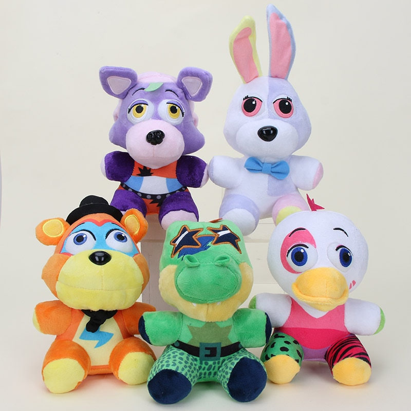 Boneca De Pelúcia De 20cm Vannie Glamrock Freddy Chica Montgomery Gator ...
