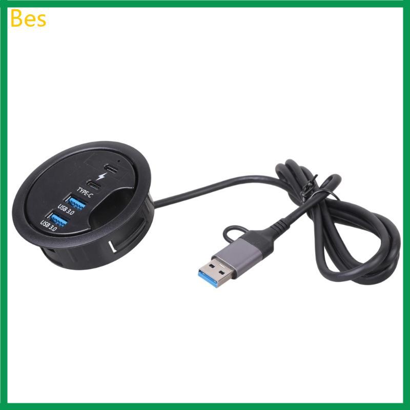 Bes USB Docking Station Dock Laptop Desktop Grommet Hole | Shopee Brasil