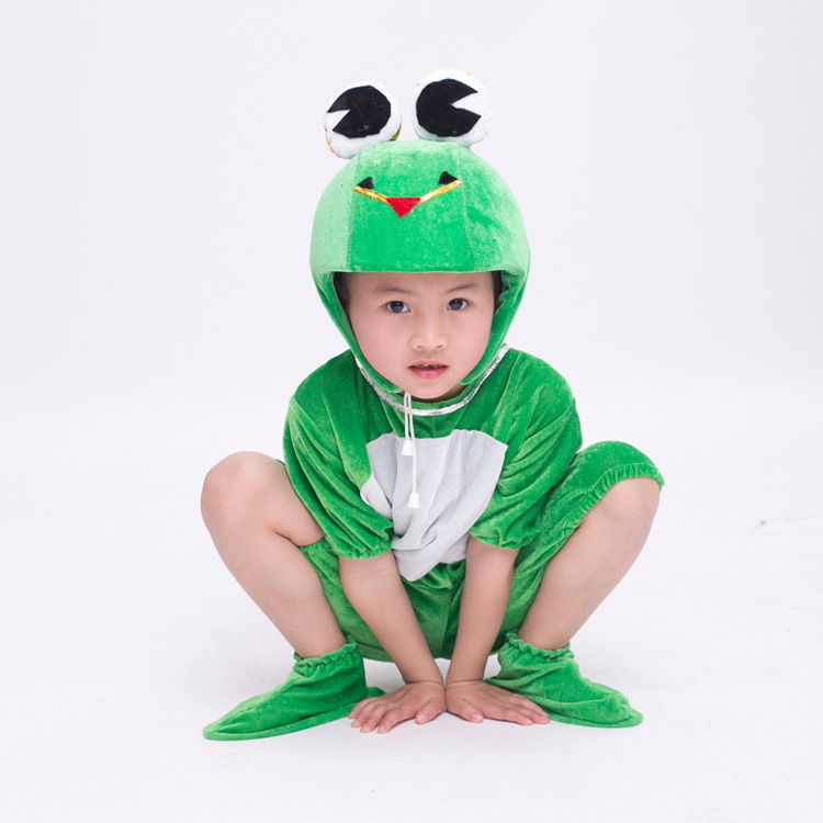 Sapo crianças Animal pato ganso branco peixinho traje de dança girino ...