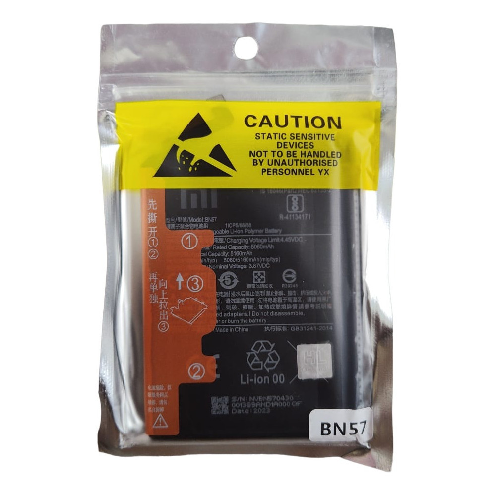 Ba-ter-ia Bn57 Xiomi Poco X3 / Poco X3 Pro Nova + Garantia | Shopee Brasil