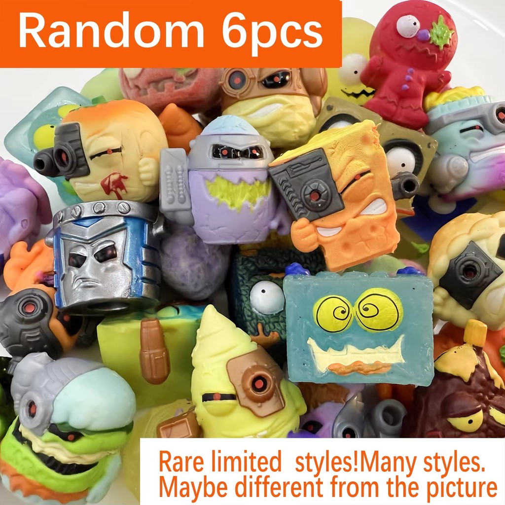 6 Pçs/Lote Limitado Raro Lixo Especial The Grossery Gang Cartoon Anime ...