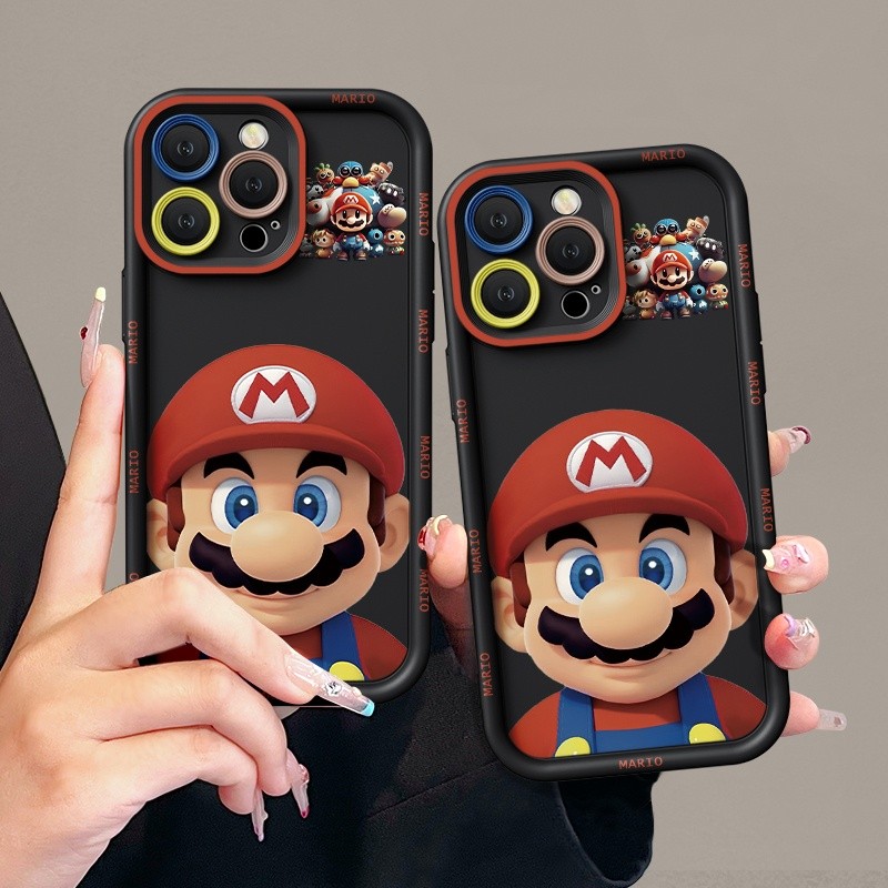 Capa para celular Mario adequada para iPhone 17 16 11 12 13 14 15 Pro ...