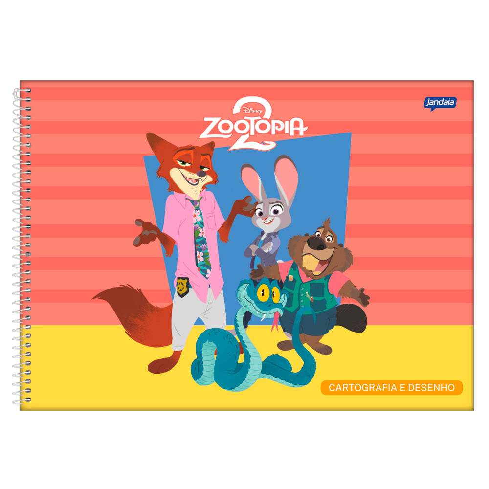 Cartografia C.D. 80 Fls Jandaia - Zootopia 1 | Shopee Brasil