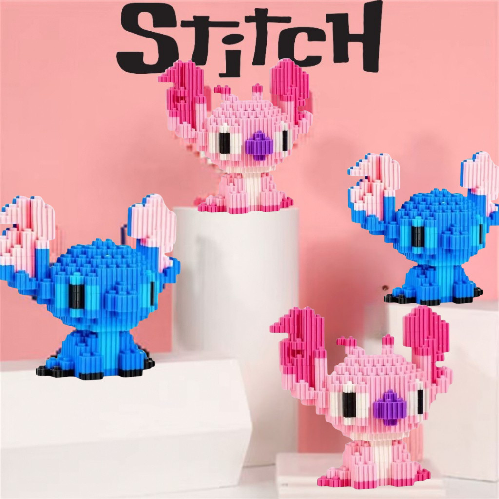 Lego Stitch Angel Mini Brinquedos Animado Montado Brinquedo Bricks ...