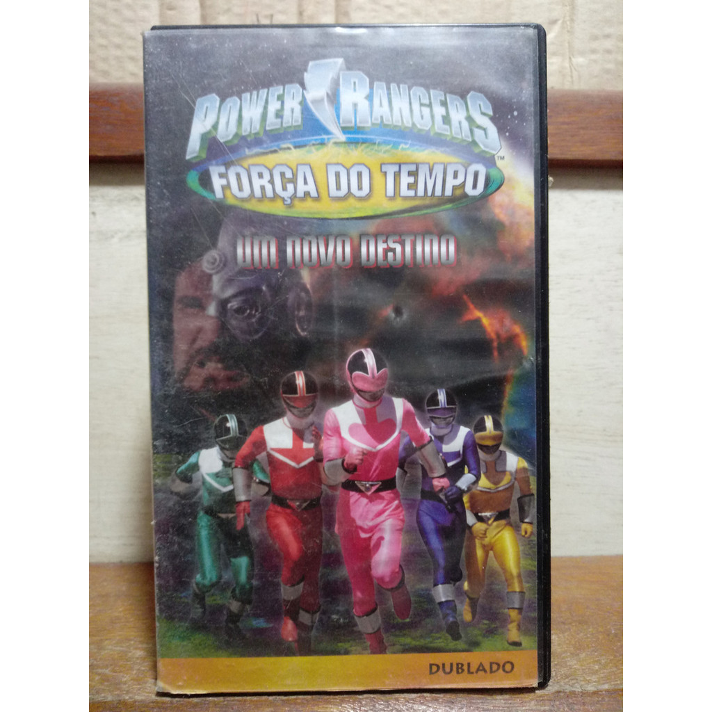 Vhs Power Rangers Força Do Tempo Um Novo Destino | Shopee Brasil