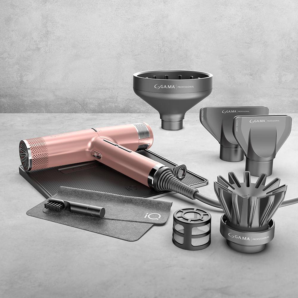 Secador de Cabelo GA.MA iQ3 Perfetto com 03 Velocidades e 1600W Rose ...